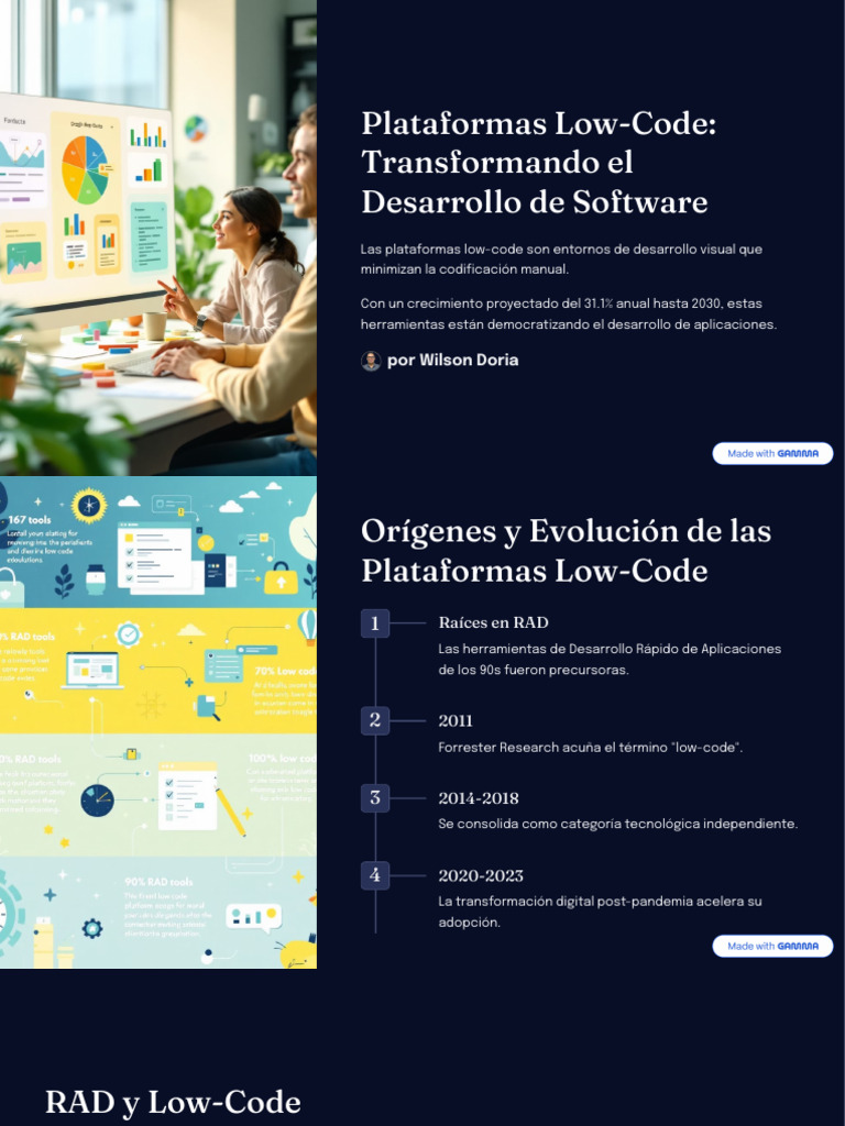 Plataformas Low-Code: Transformación Digital | PDF | Software ...