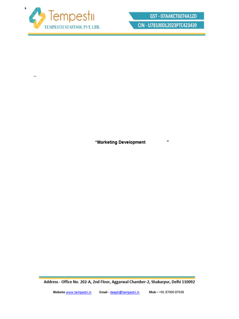 Appointment Letter for Marketing Executive | PDF | Indemnity | Legal ...