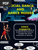Pe Quarter II Grade 9 | PDF | Partner Dance | Competitive Dance