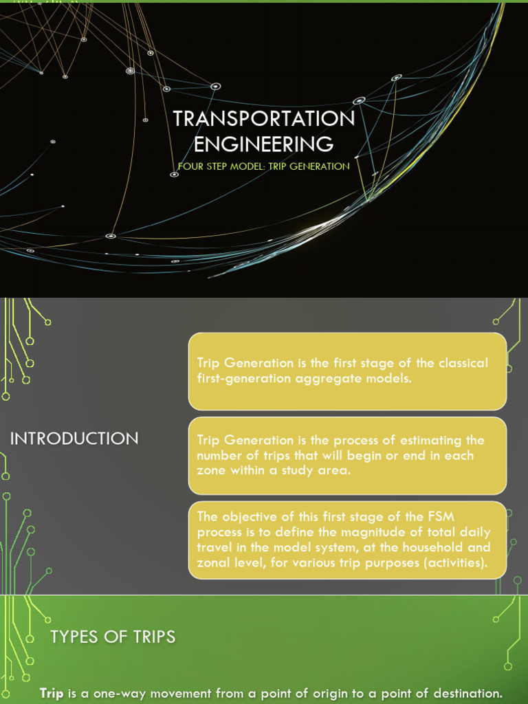 04 - Four Step Model - Trip Generation | PDF | Regression Analysis ...