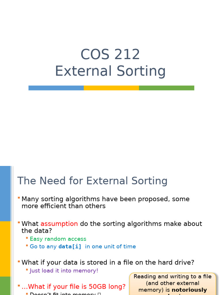 Chapter7 External Sorting | PDF | Algorithms | Algorithms And Data Structures