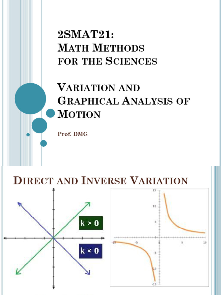 Lec1 Variation and Graphical Analysis | PDF | Pressure | Gases