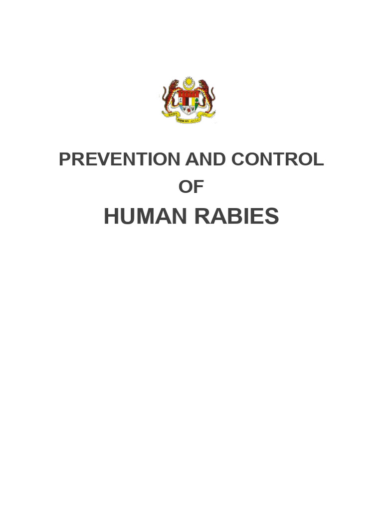 Management of Rabies in Human Edited 30092019 | PDF | Rabies | Vaccines