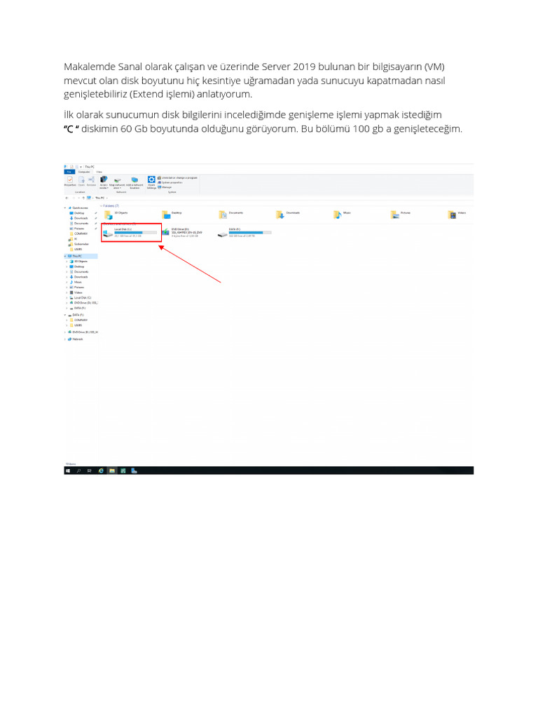 VCenter Disk Genişletme | PDF