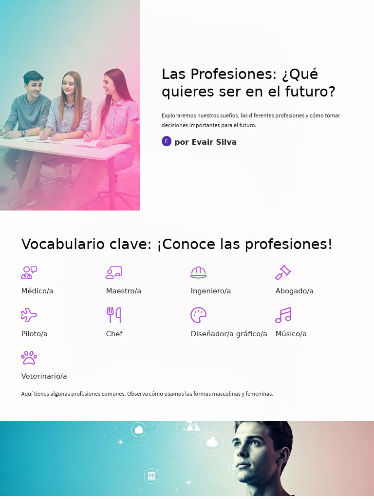 Las Profesiones Que Quieres Ser en El Futuro | PDF