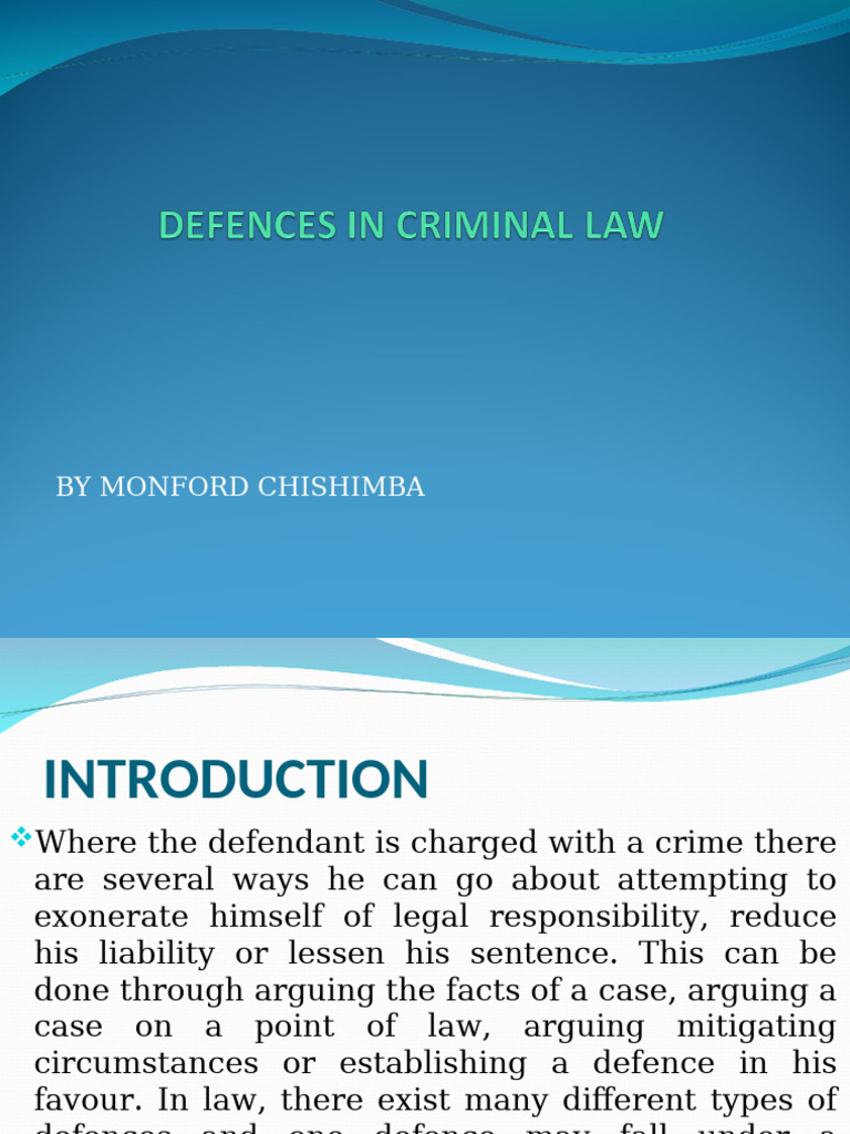 M'Naghten Rule in Criminal Defences | PDF | Insanity Defense | Burden ...