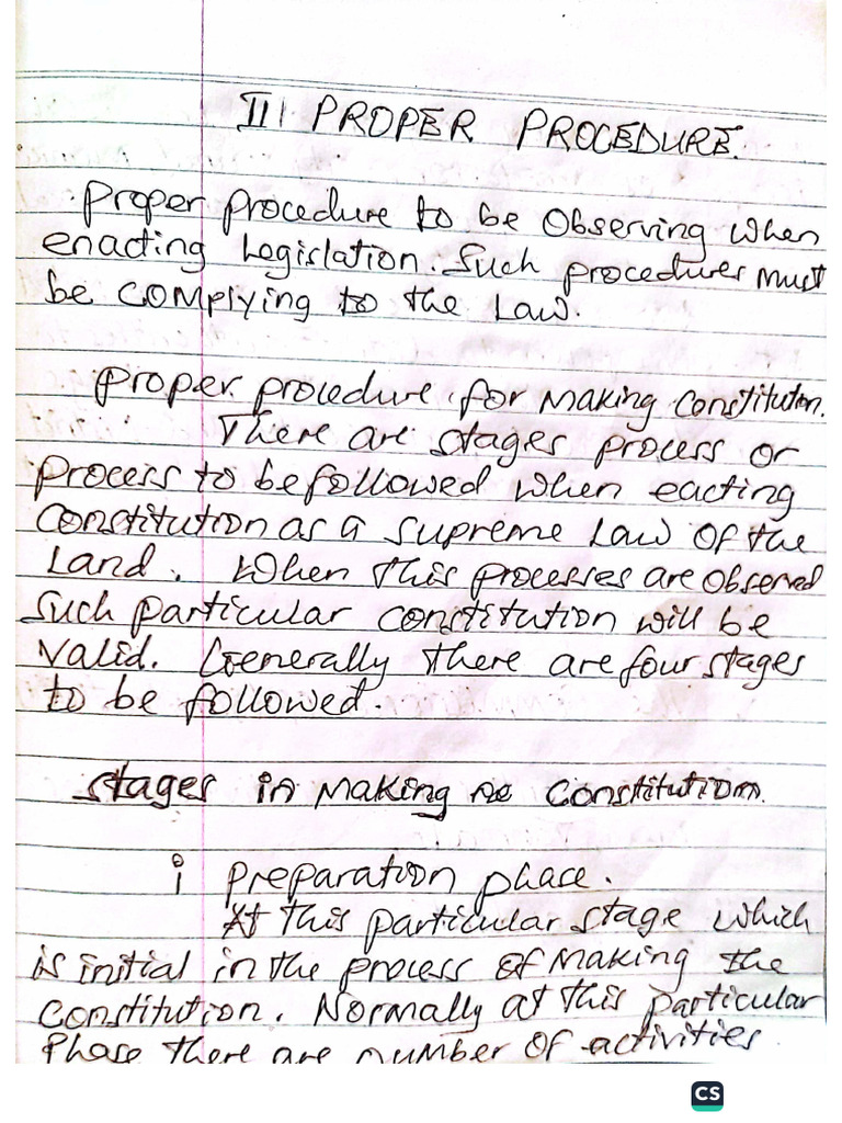 Constitution Making Process | PDF