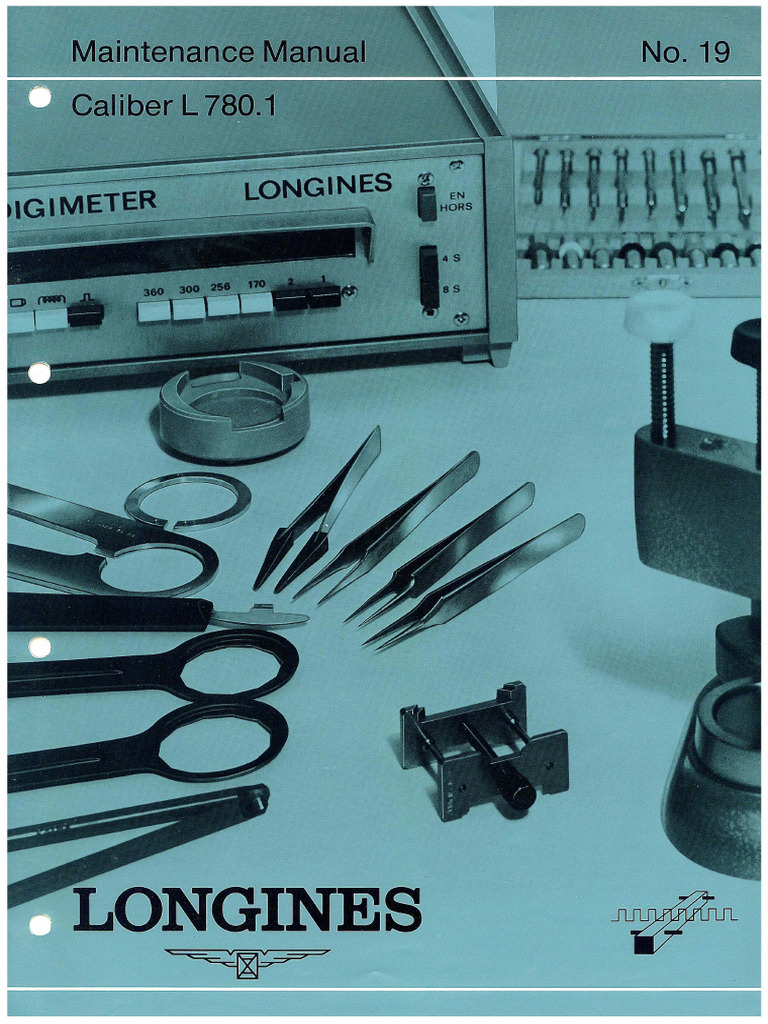 Longines Cal. L780.1 Repair Manual - en | PDF | Liquid Crystal Display ...