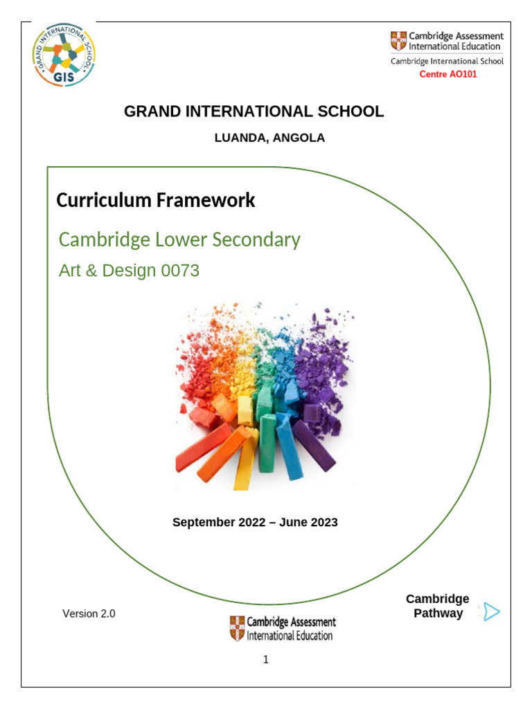 Cambridge Lower Secondary Art Curriculum | PDF | Textiles | Dyeing