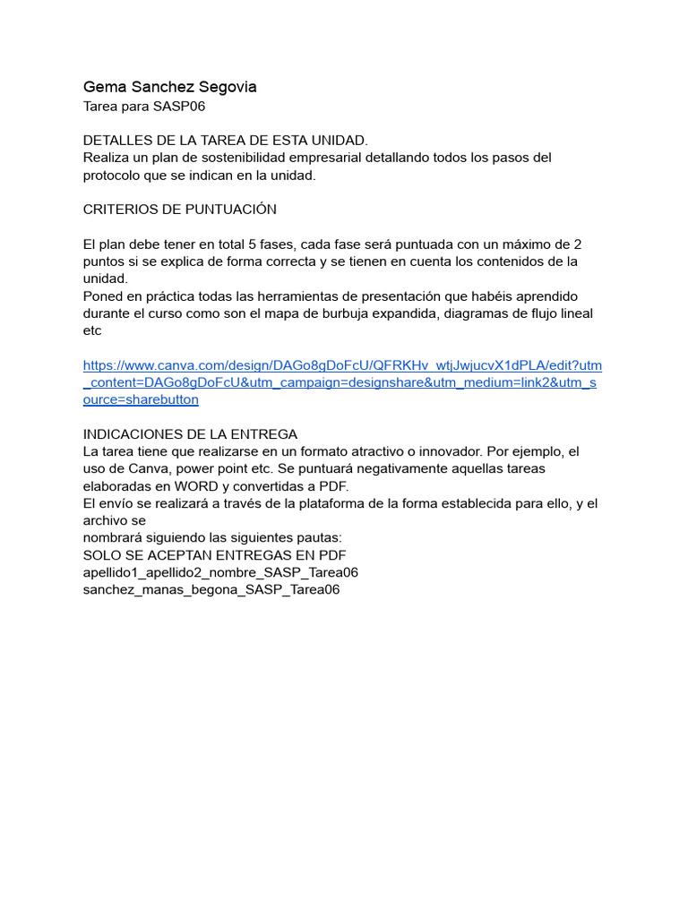 Sanchez Segovia Gema SASP Tarea06 | PDF