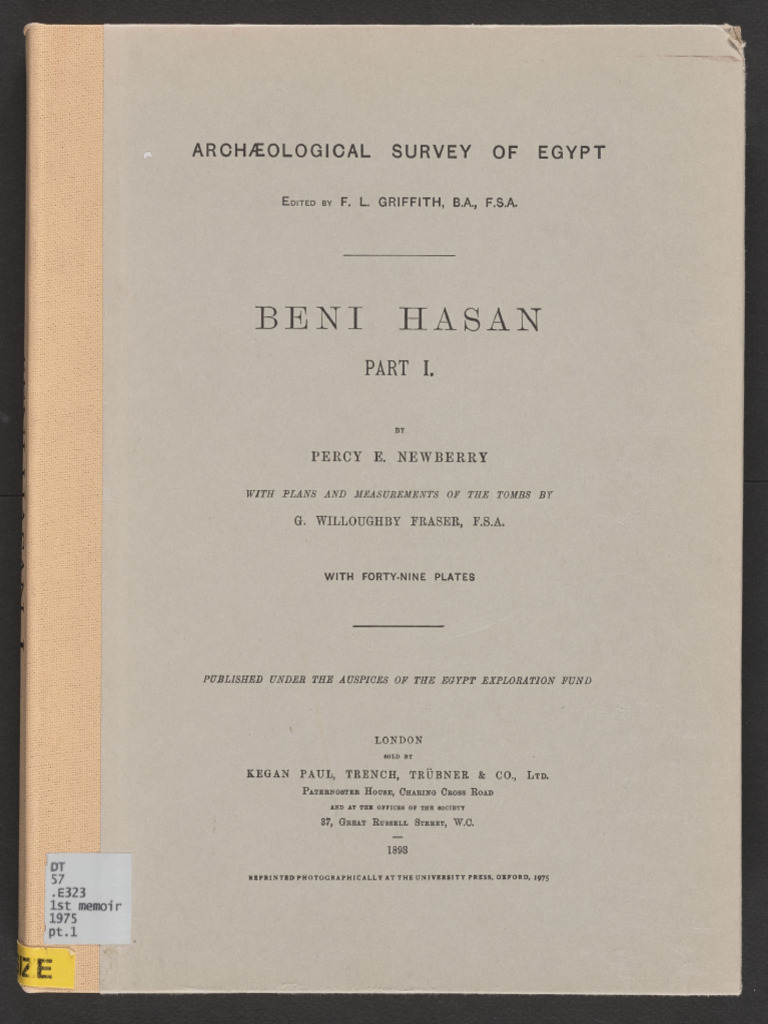 Beni Hasan I | PDF