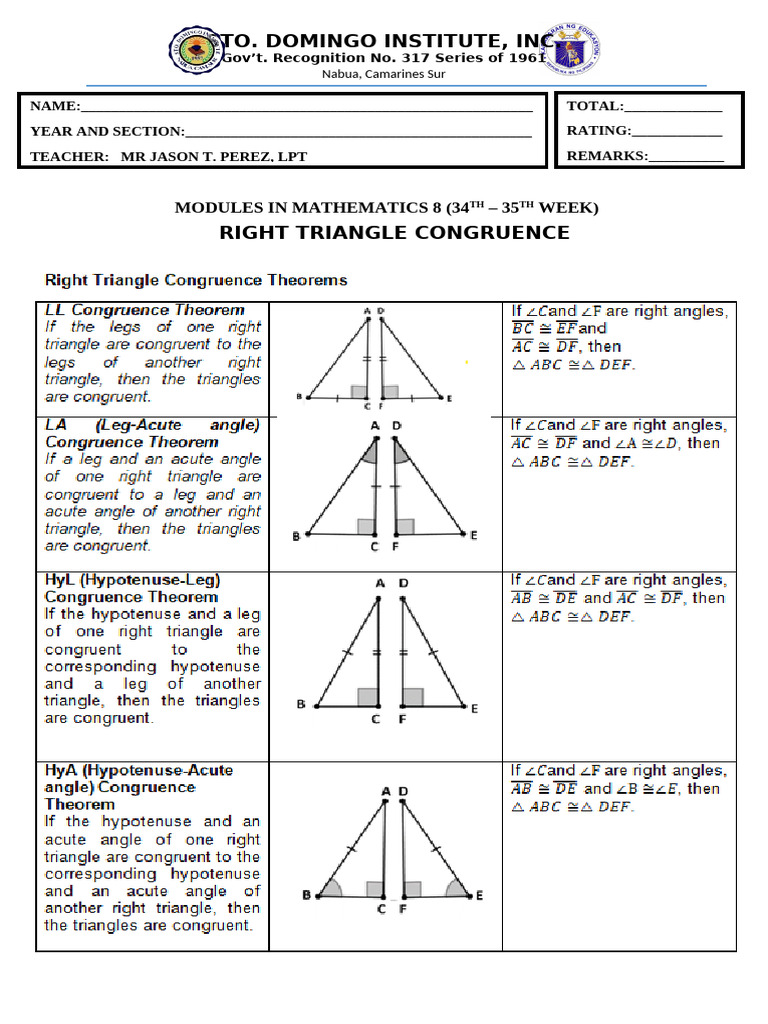 Modules Grade 8 34th - 35th Week | PDF