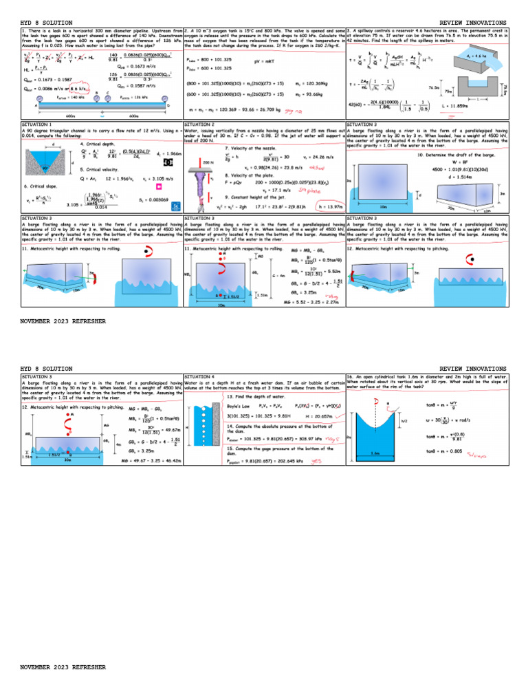 Hyd 8 Solution | PDF