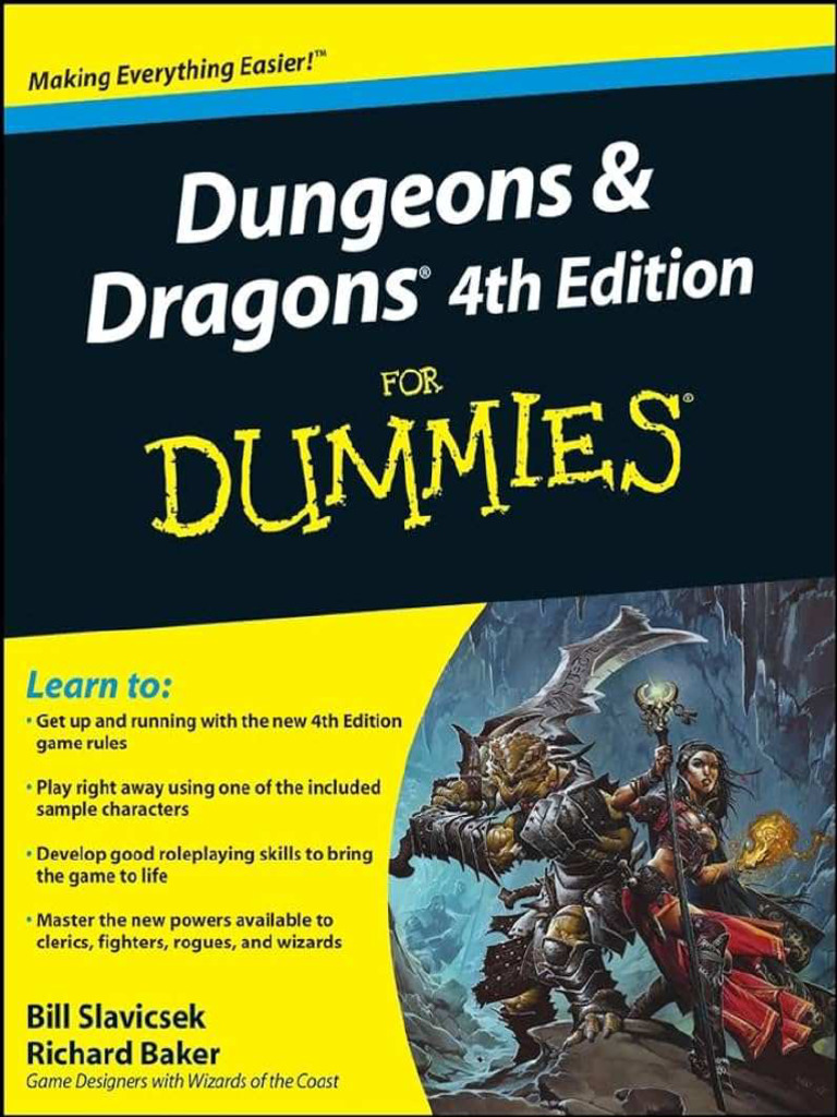 Dungeons & Dragons 4th Edition For Dummies | PDF