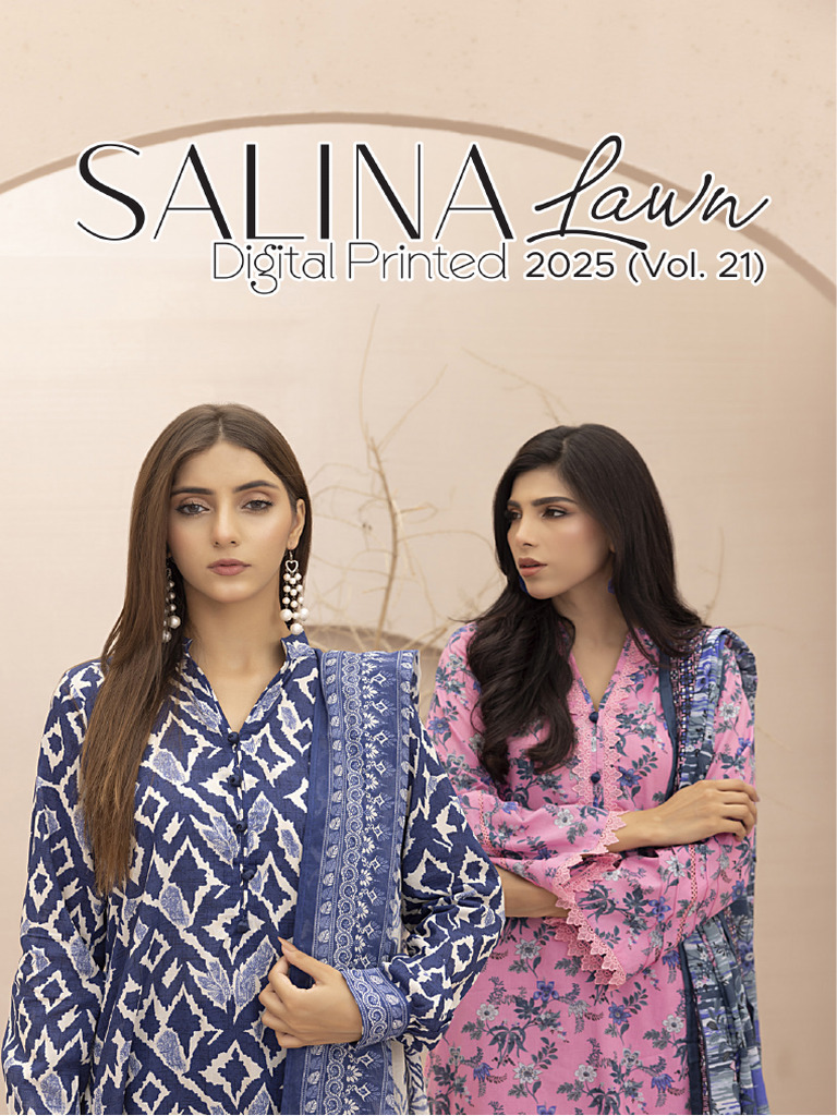 SALINA Digital Printed Lawn Vol 2025 Inm | PDF