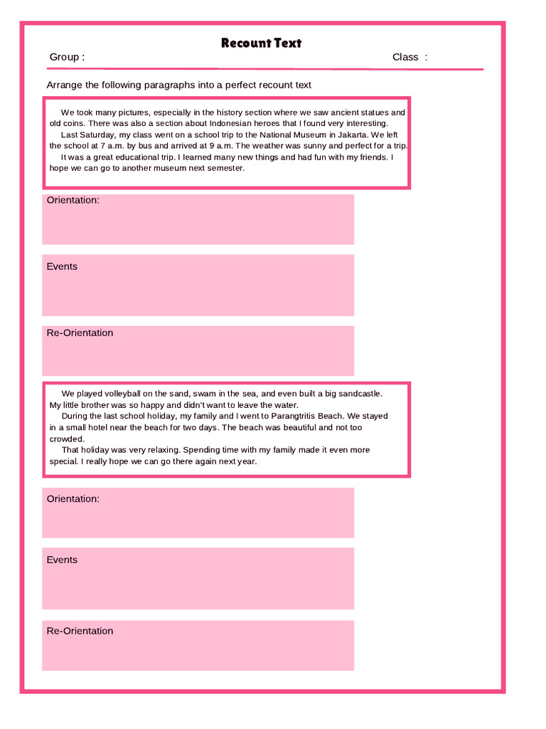 Identifying Parts of A Poem Worksheet in Indigo Light Pink Simple Lined ...