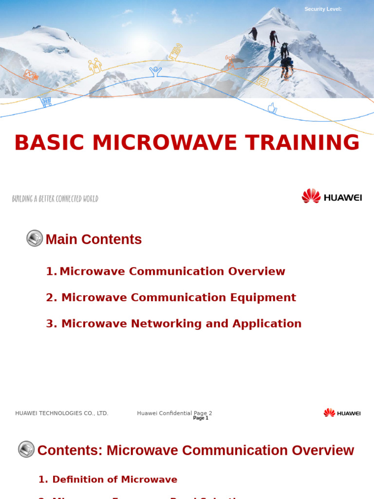 Basic Microwave Training | PDF | Radio Spectrum | Microwave