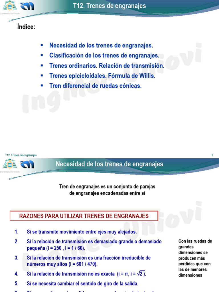 Tren diferencial de ruedas cónicas | PDF | Engranaje | Mecánica