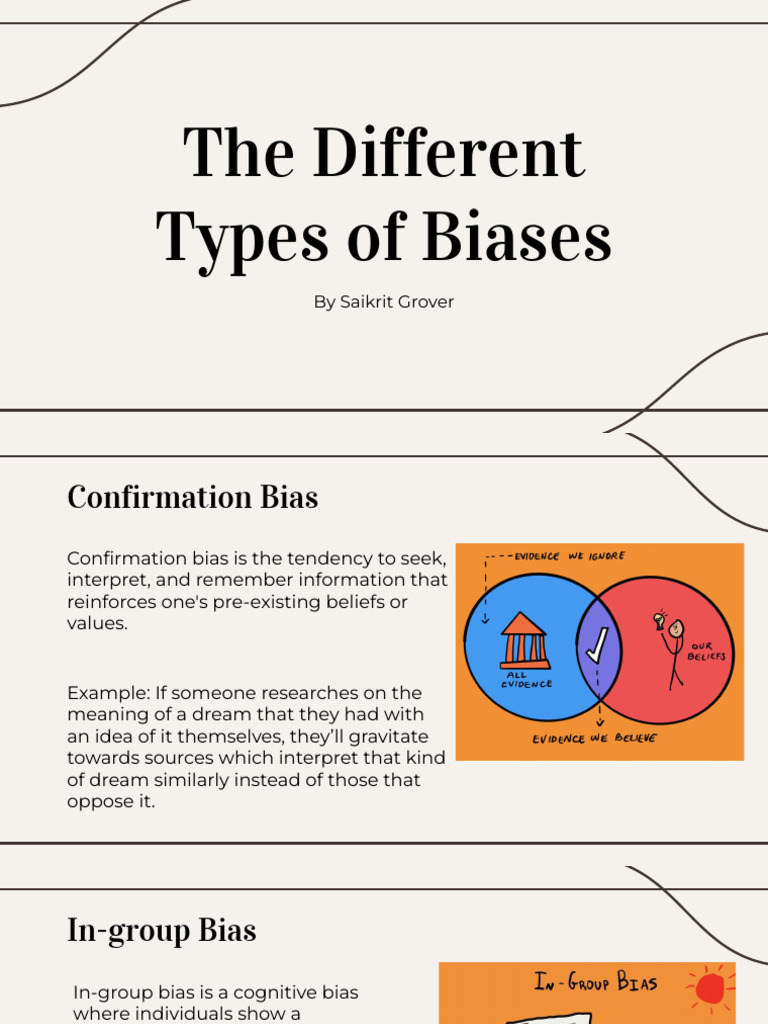 The Different Types of Biases | PDF