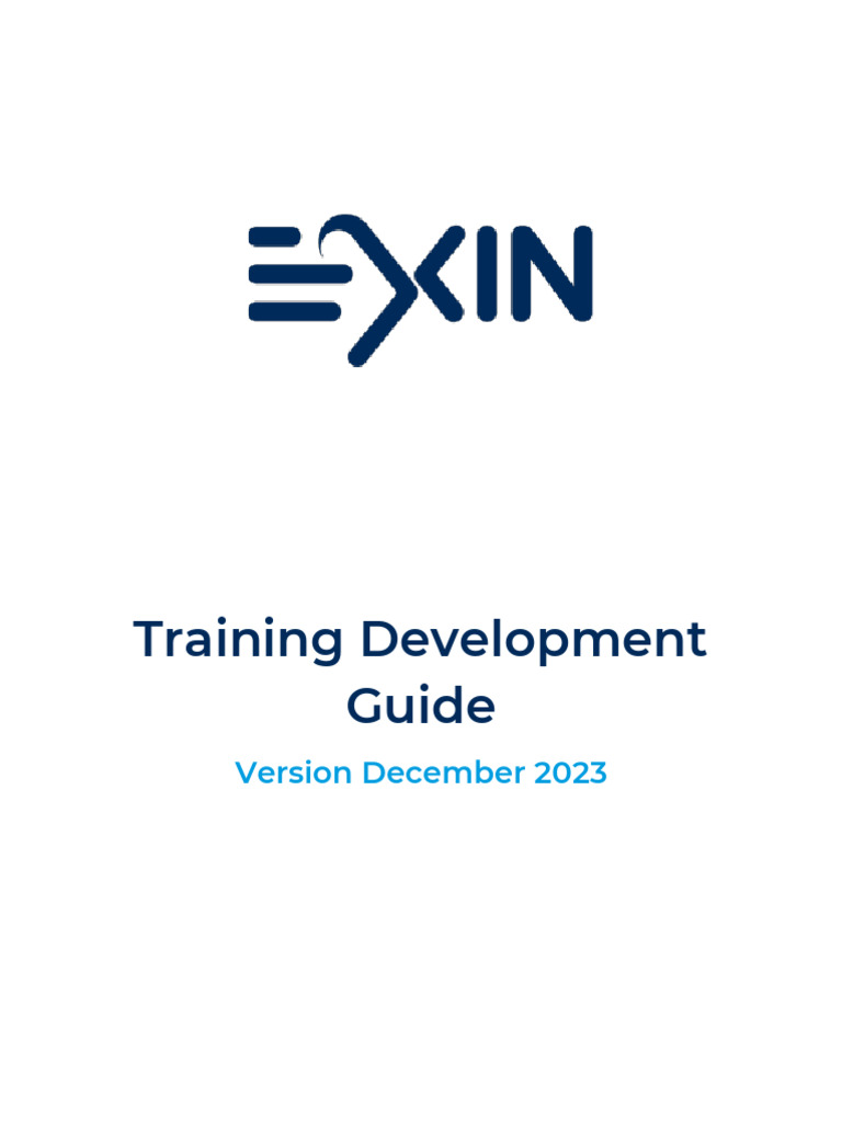 Training Development Guide - December 2023 | PDF | Educational Technology