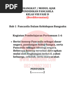 RPP Deep Learning Mapel P. Pancasila Fase D | PDF