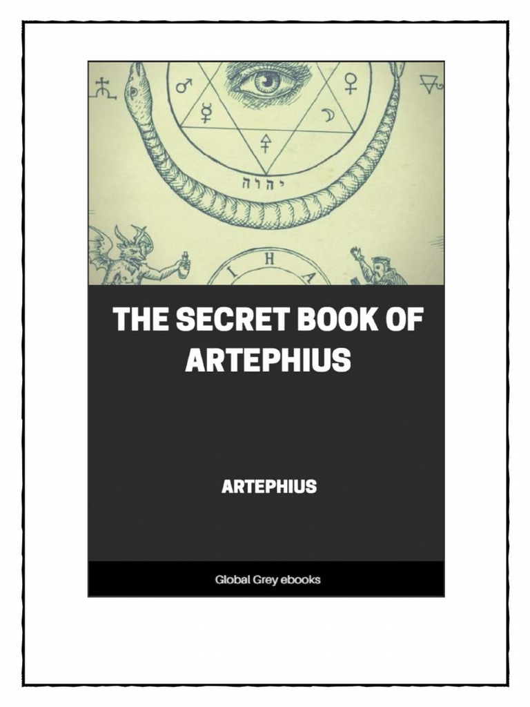 TR Secret Book of Artephius | PDF