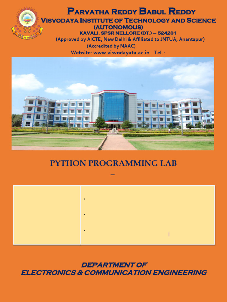 Front Page VITS-R21 Sample | PDF