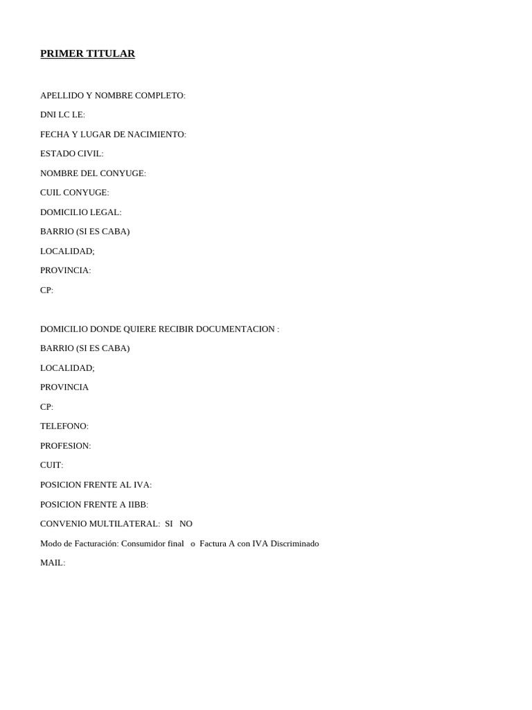 DATERO NUEVO Actualizado | PDF