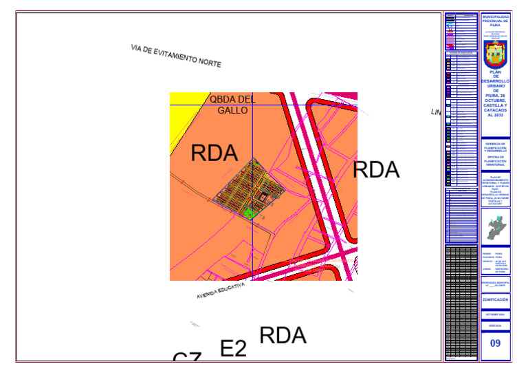 T-Plano de Zonificación - Residencial Miraflores | PDF | Zonificación | Uso del suelo