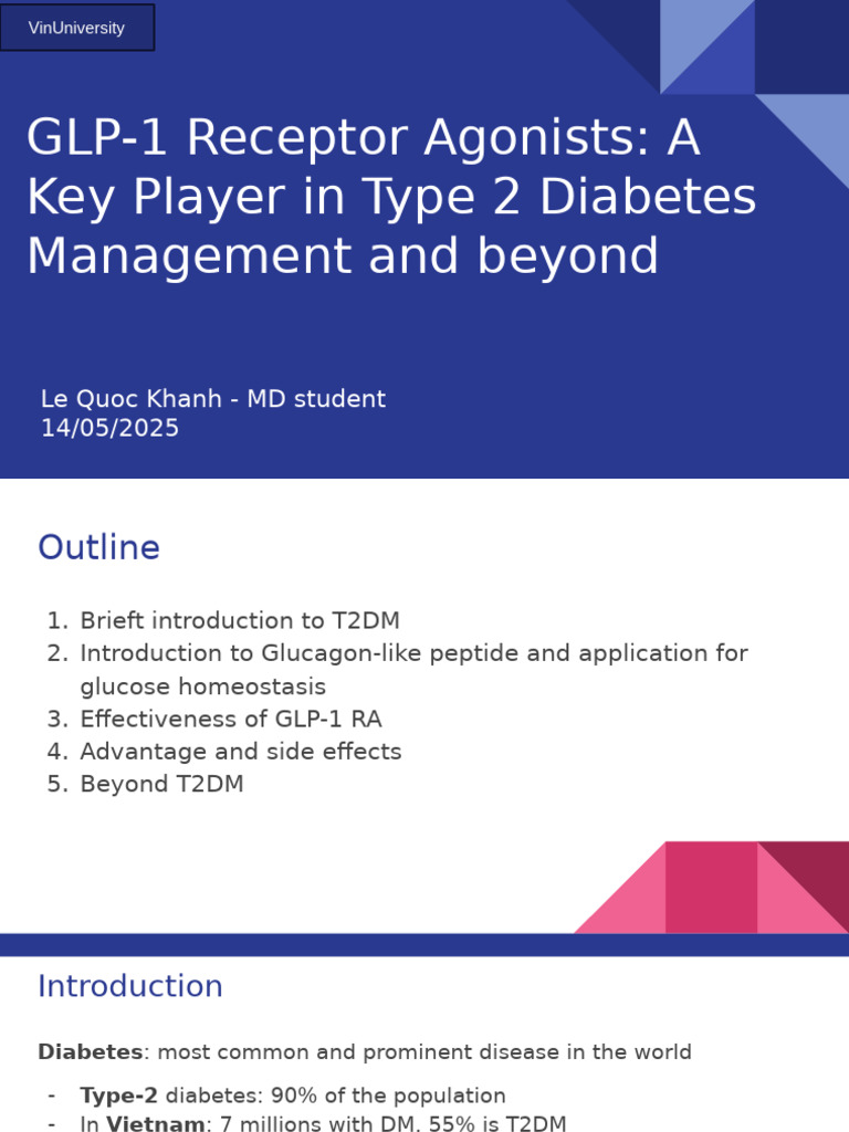 GLP-1 Receptor Agonists - A Key Player in Type 2 Diabetes Management ...