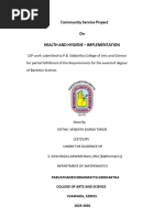 Community Service Project Guidelines | PDF | Disciplines | Community