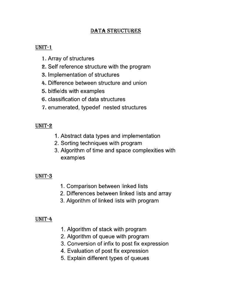 Data Structures | PDF