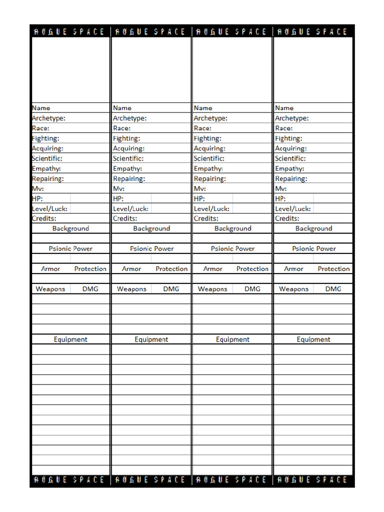 Rs Char Sheets | PDF