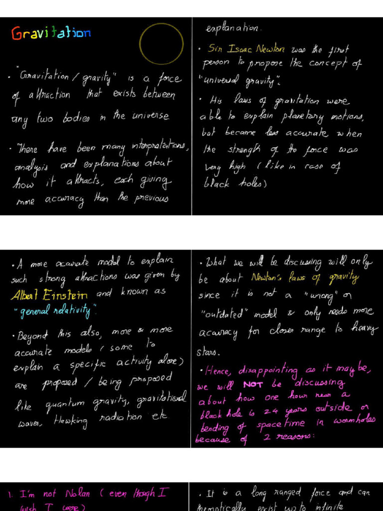 Newton - S Law of Universal Gravity-Merged | PDF