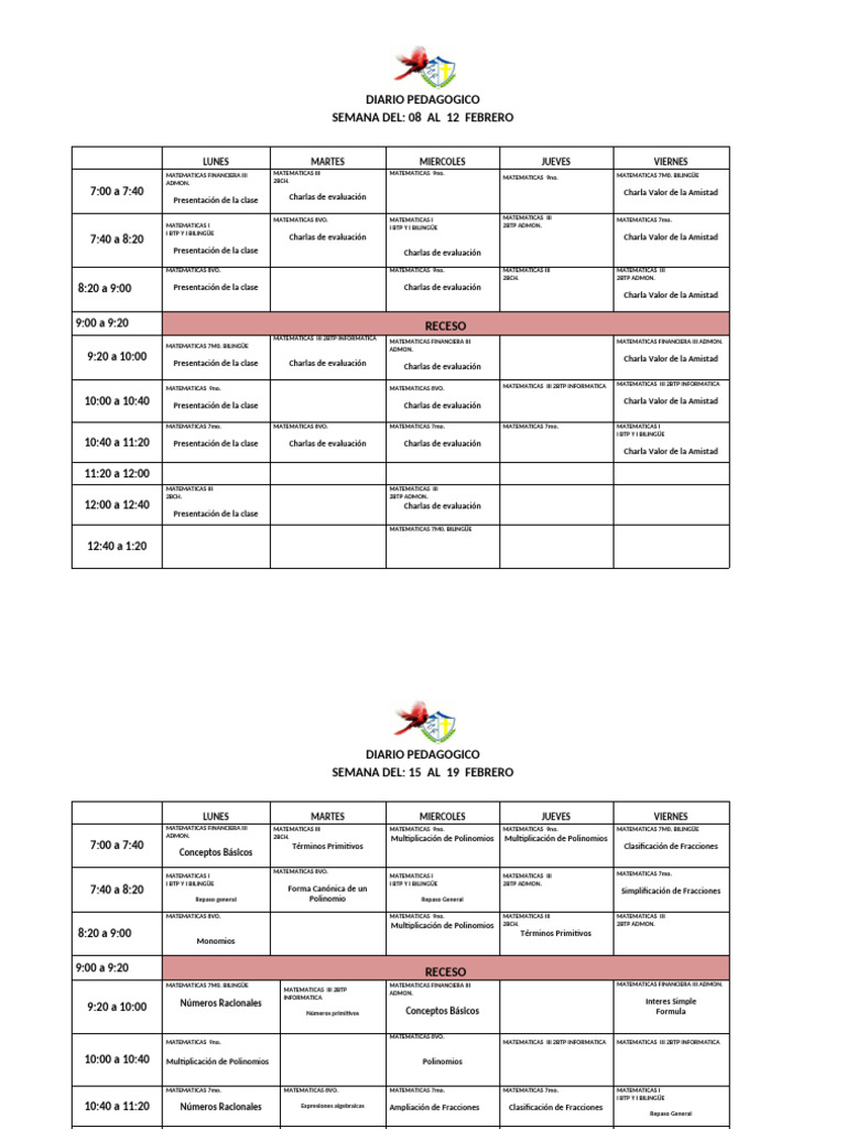 Diario Pedagogico 2021 | PDF | Factorización | Matemáticas