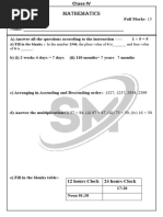 Grade 2 Data Handling Practice Worksheet | PDF