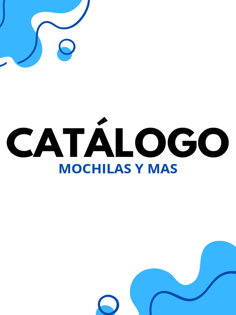 Catalogo Mochilas y Mas Mayo | PDF