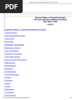 AIIMS Hospital Charges 2023 Rates | PDF | Blood Plasma | Luteinizing ...