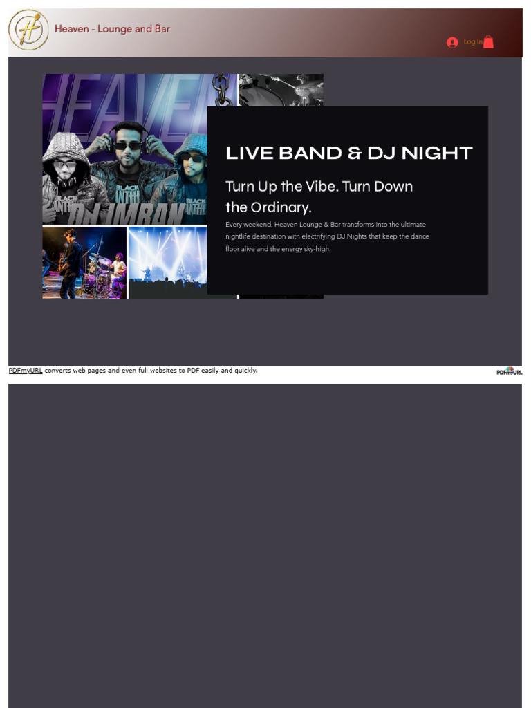Heaven Lounge DJ Nights Experience | PDF