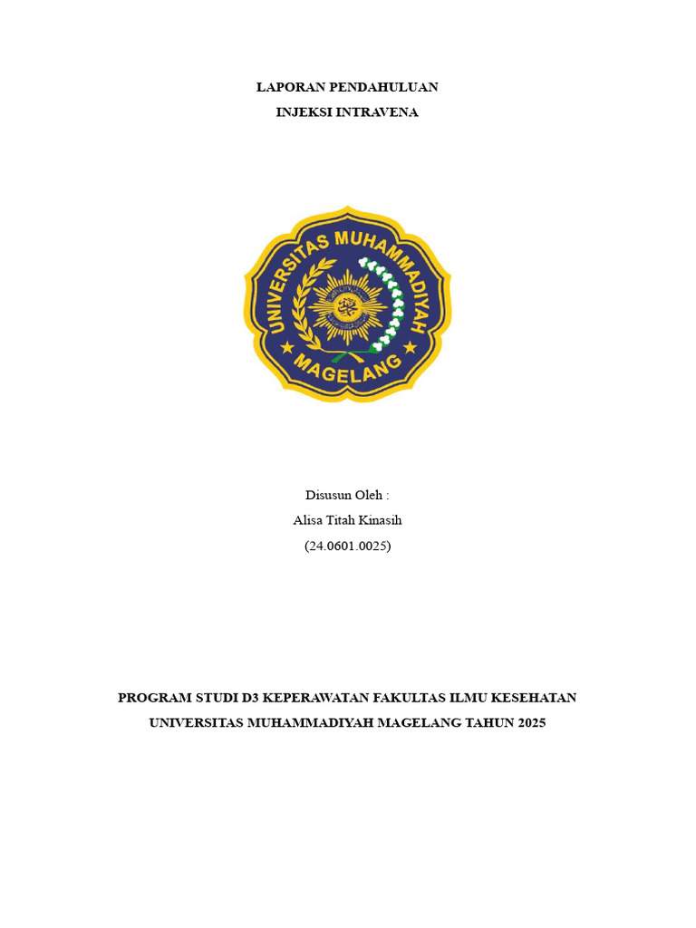 LP Injeksi Intravena | PDF