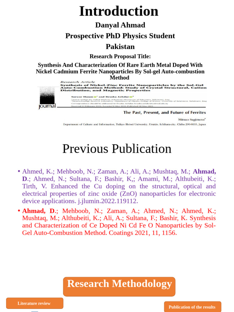 PHD Presentation | PDF