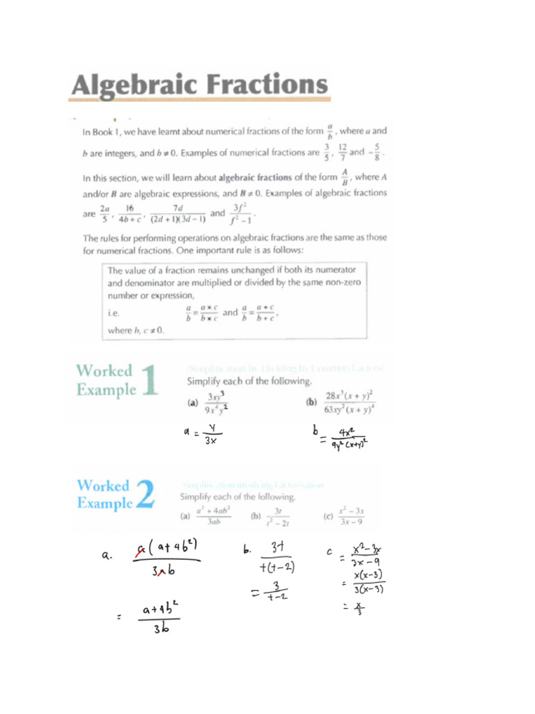 Rational Expressions and Equations | PDF