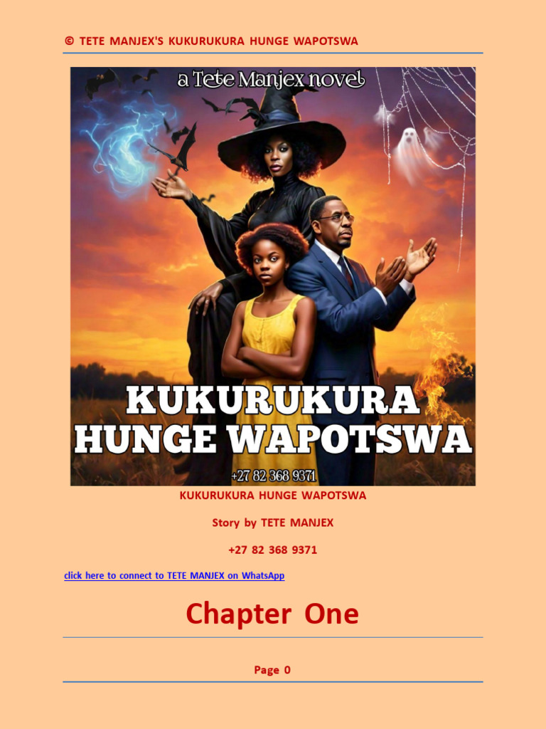 Kukurukura Hunge Wapotswa (By Tete Manjex) Free Chapters. Inboxone Pdfs ...