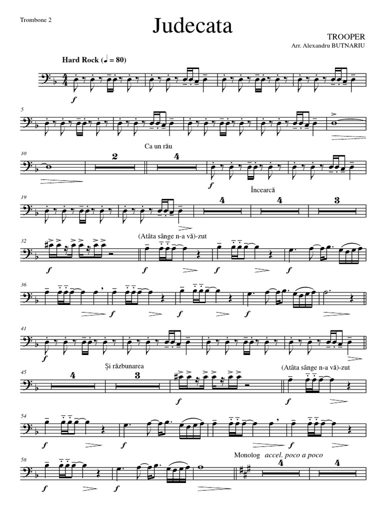 38 - Judecata - Trombone 2 | PDF