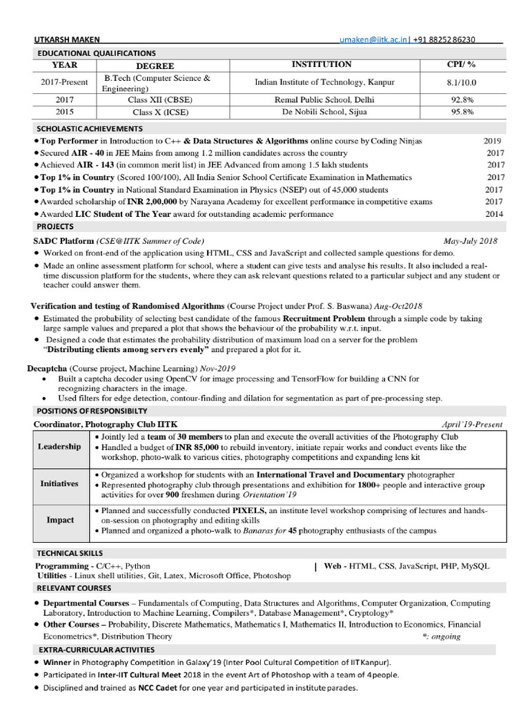 Demo Resume | PDF