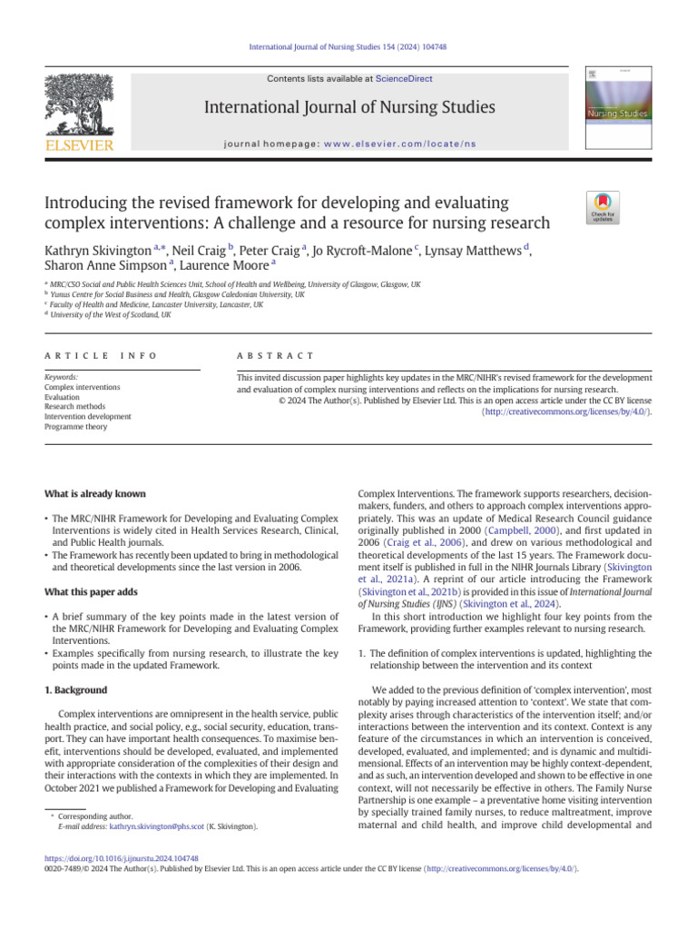 Introducing The Revised Framework For Developing and e 2024 ...