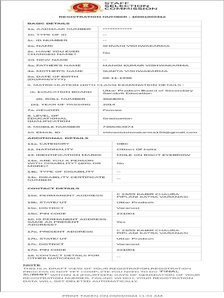 Otr SSC-10001060412 | PDF