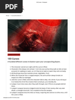 100 Fun DnD Curses List | PDF