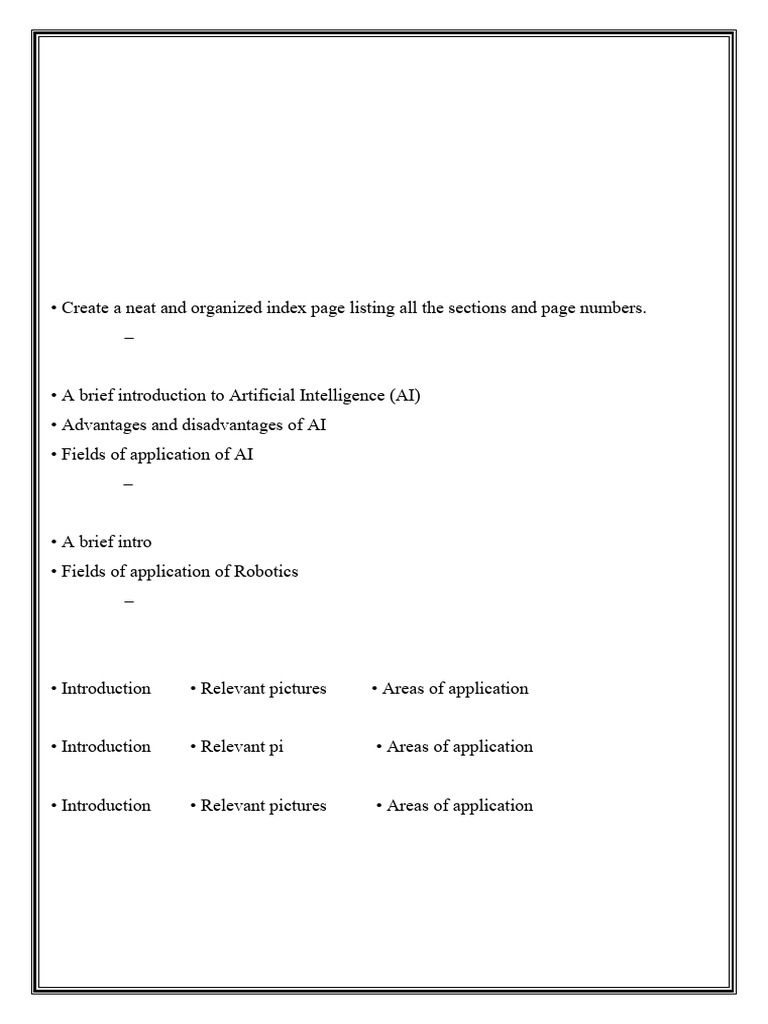 Class 7 Robotics Project Guidelines | PDF