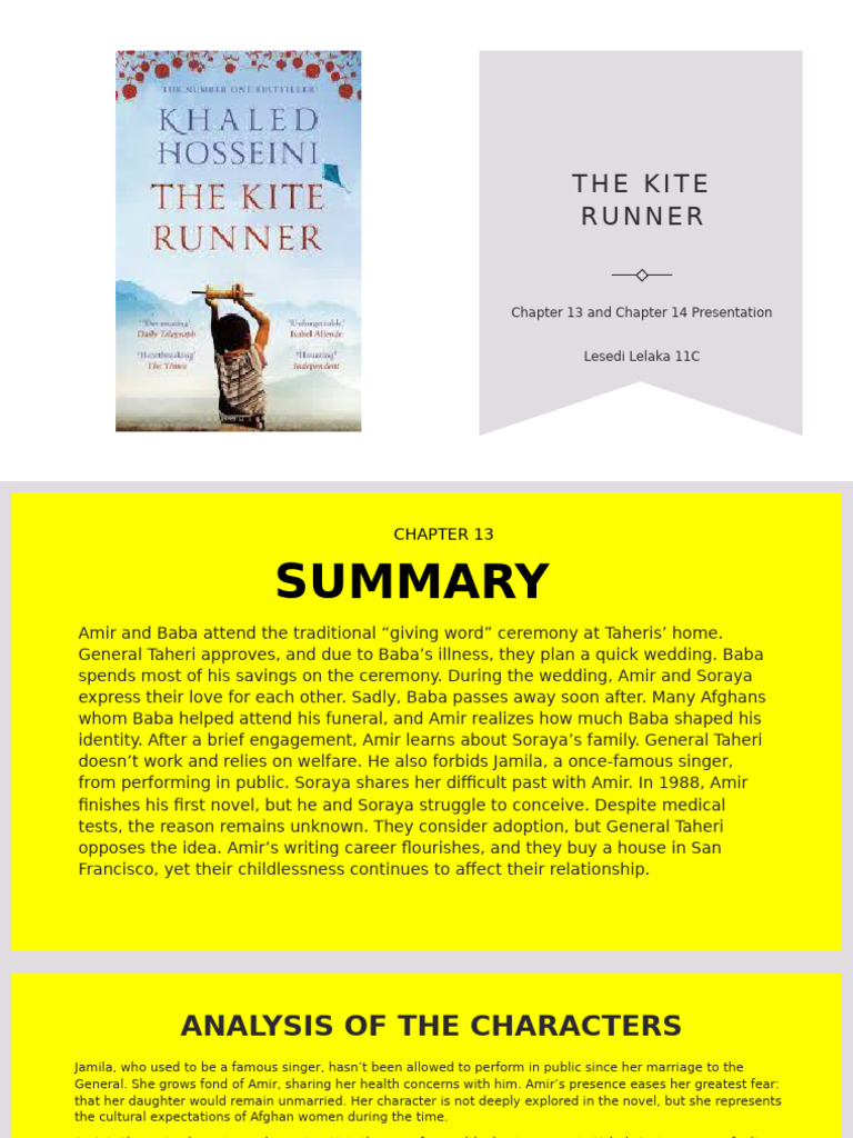 The Kite Runner Presentation LESEDI | PDF